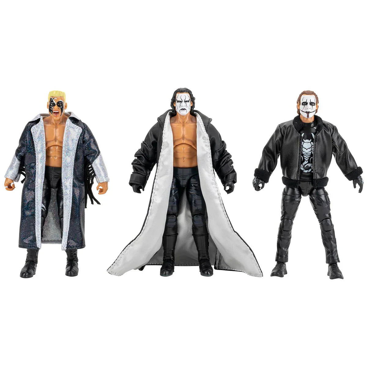 Sting AEW Legacy Of Sting 3 Pack Exclusive Unrivaled Action Figure WWE ...