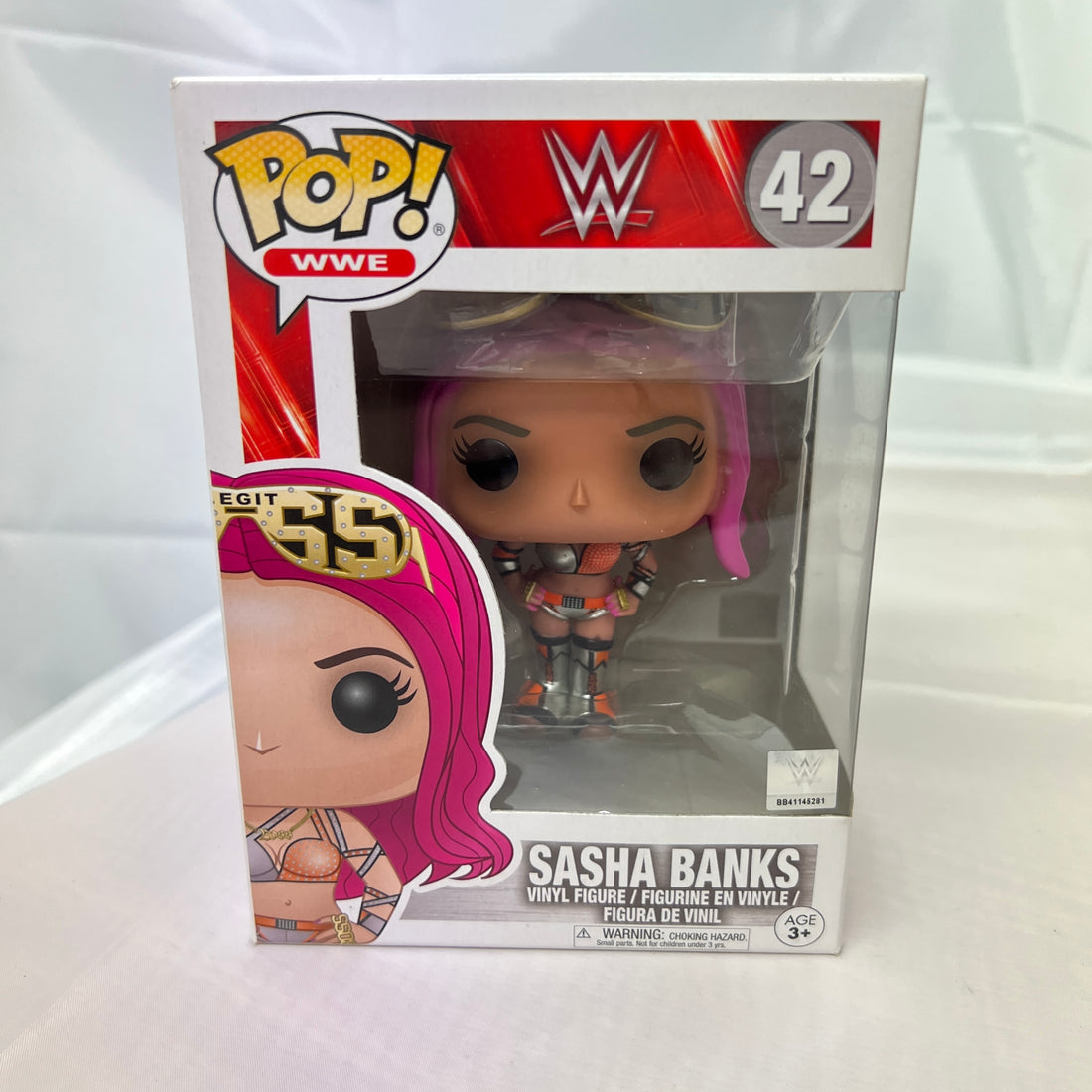 Sasha Banks WWE Pop Vinyl 42 Collectable Action Figure – Wrestling ...