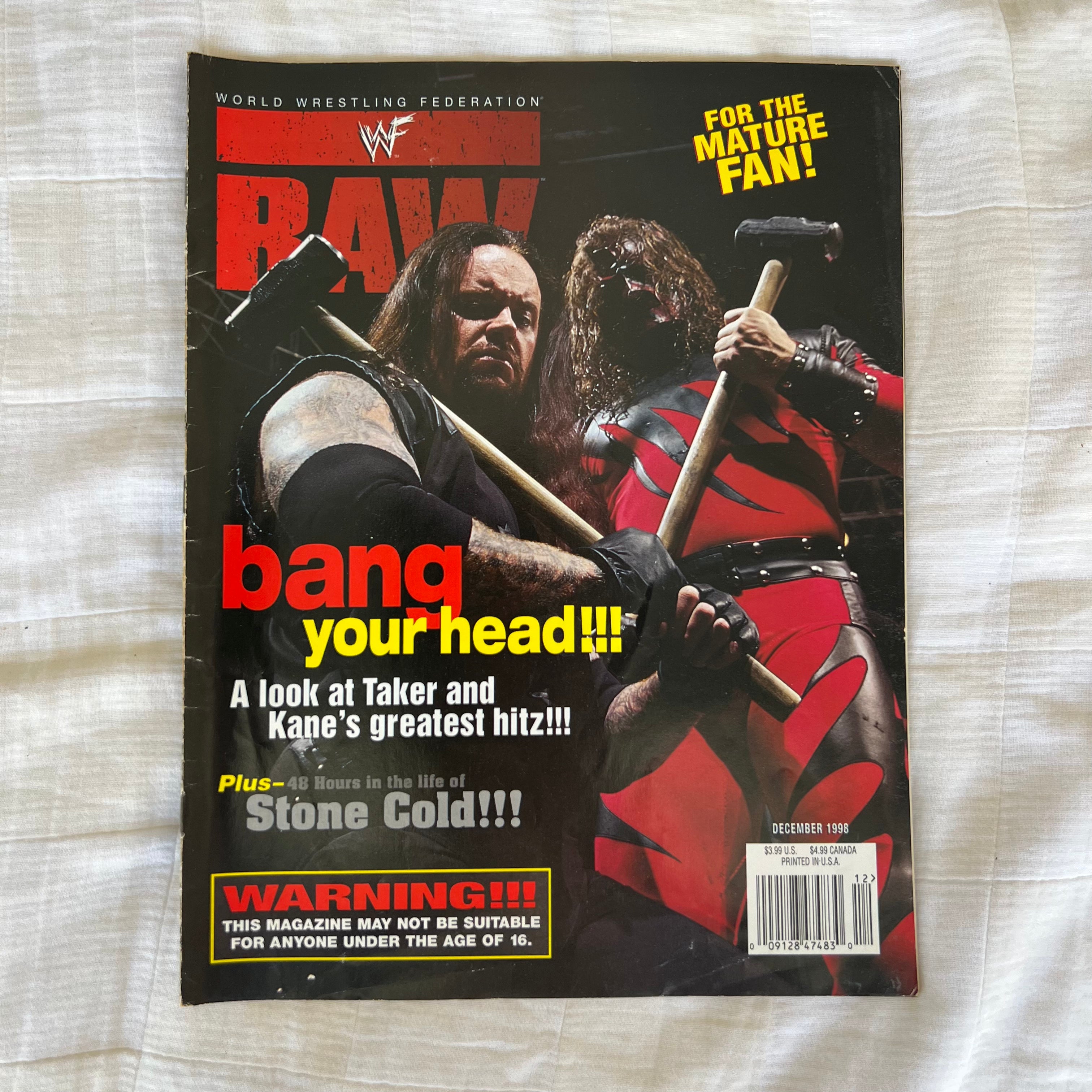 Brothers of Destruction - WWE WWF Magazine Retro Collectable Merchandi ...