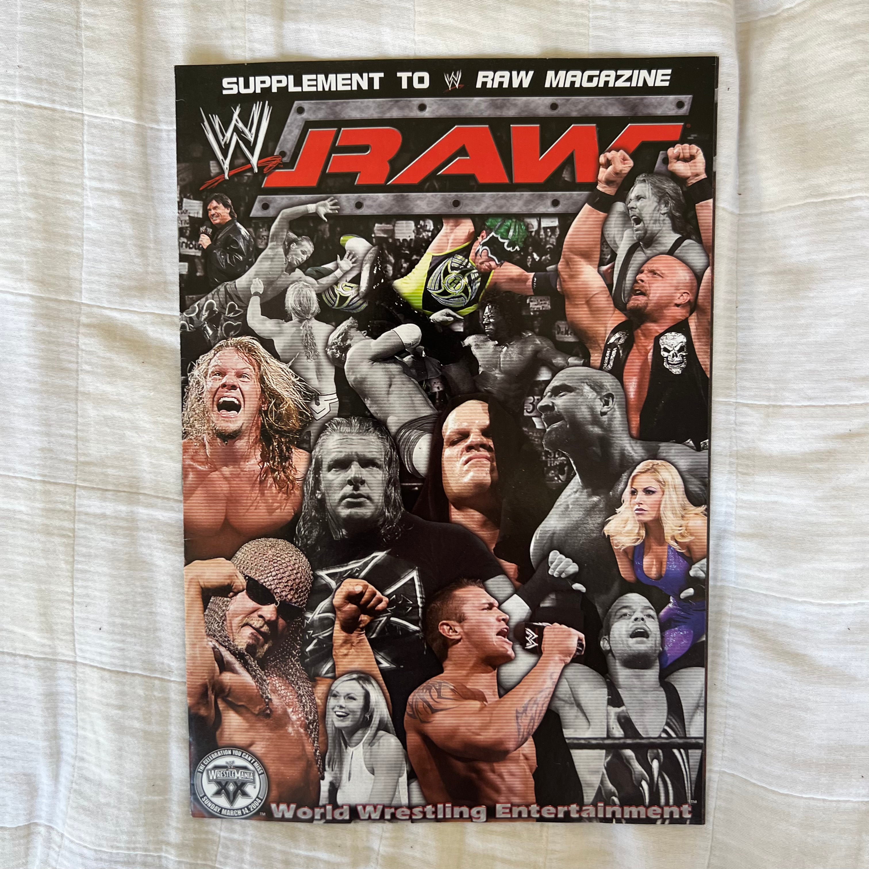 Raw - WWE WWF Magazine Retro Collectable Merchandise – Wrestling Store ...