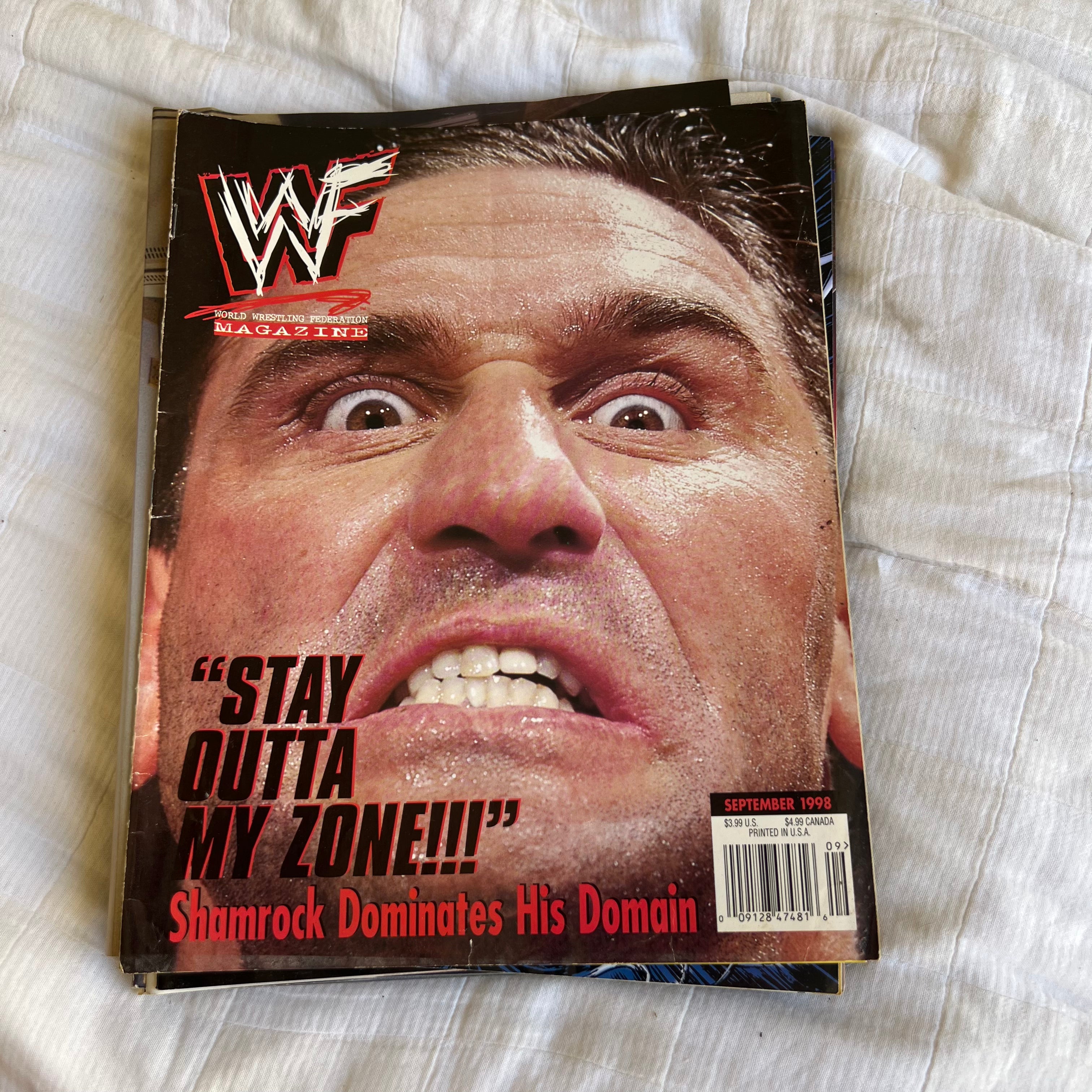 Ken Shamrock - WWE WWF Magazine Retro Collectable Merchandise ...