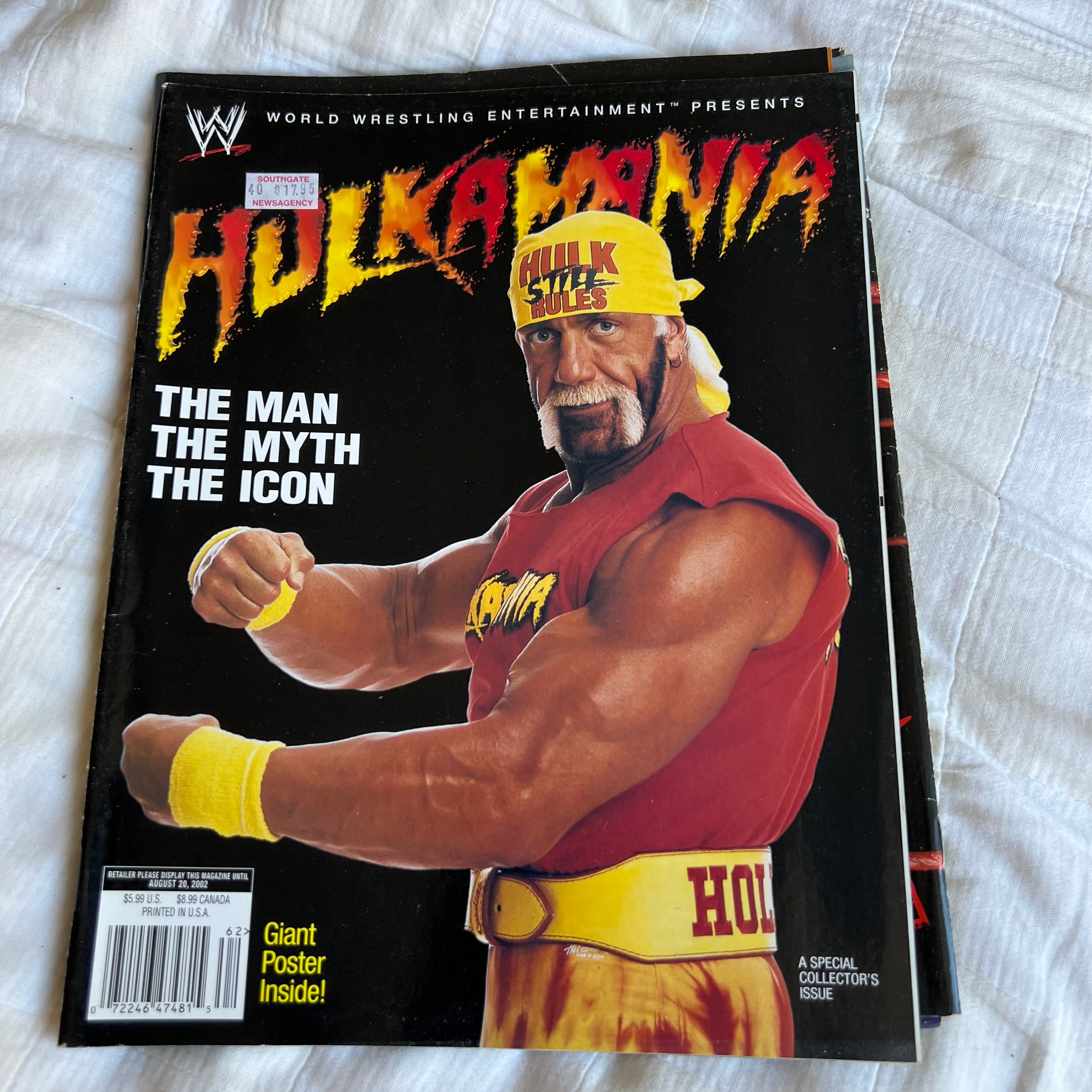 Hulk Hogan - WWE WWF Magazine Retro Collectable Merchandise – Wrestling ...