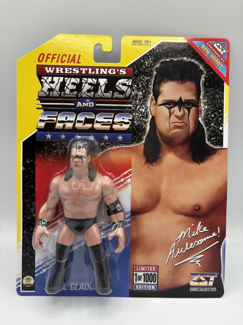 Gladiator Mike Awesome - Heels and Faces 1 of 1000 - Scale Retro Actio ...